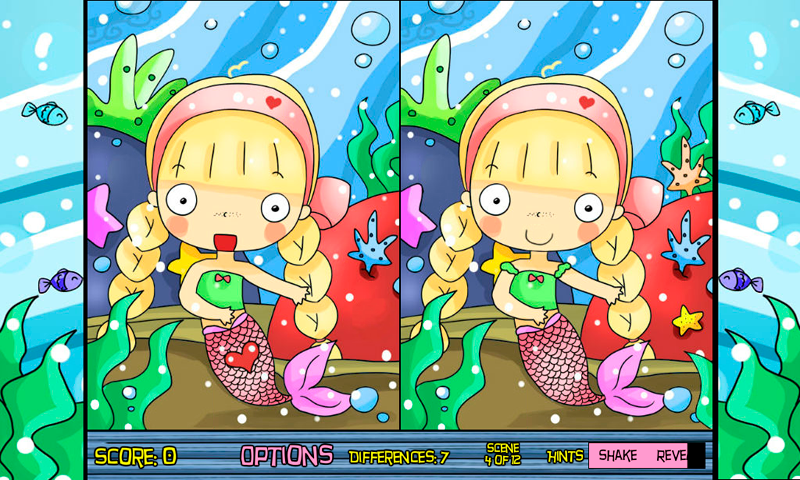 Emma Sweet Mermaid - Spot the Difference : Amazon.co.uk: Apps & Games