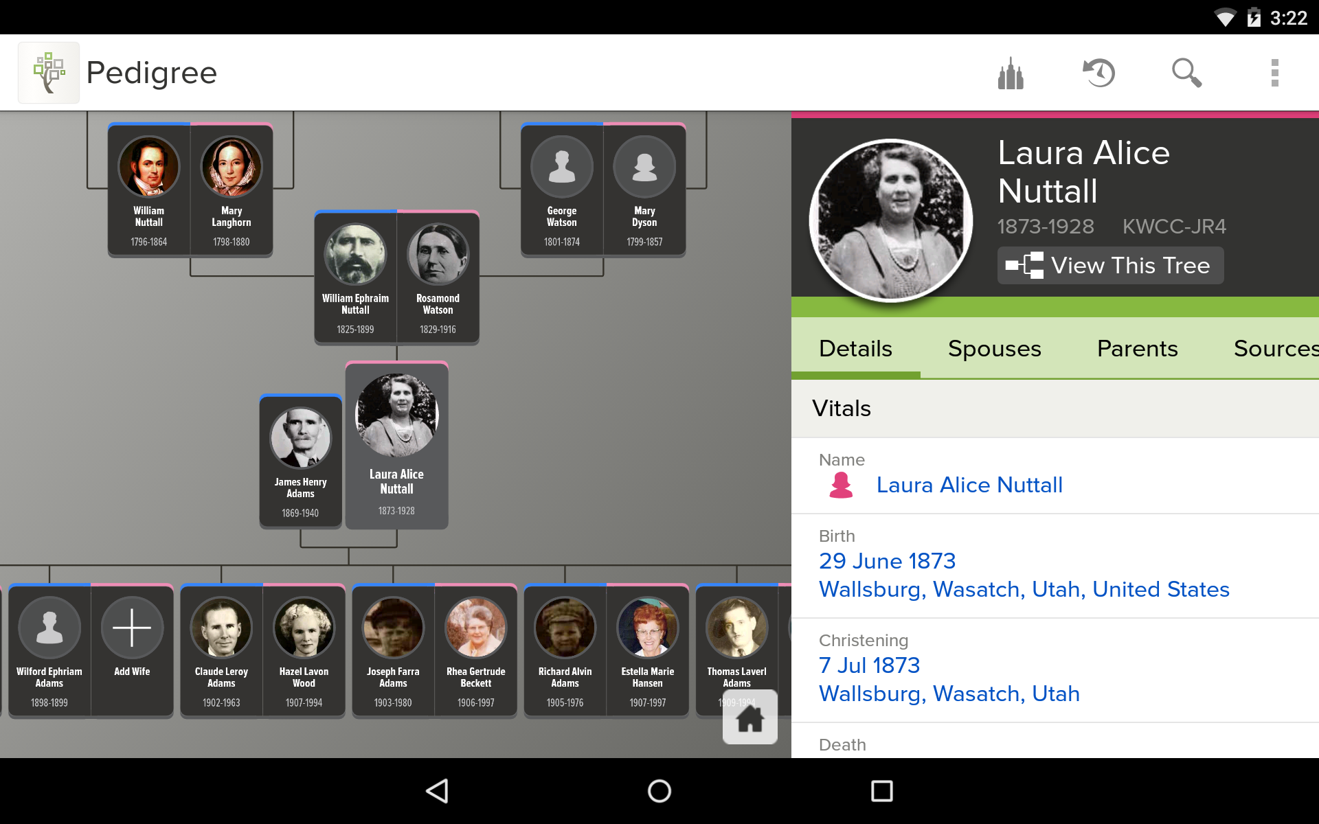 FamilySearch Tree: Amazon.co.uk: Appstore for Android