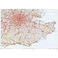 Postcode Sector Map - (S4) - South East England - Wall Map-Plastic ...