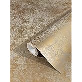 Vliesbehang goud bruin beton Structuur Modern Woonkamer Slaapkamer ...