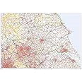 Postcode Sector Map - (S13) - Yorkshire - Wall Map-Plastic Coated : Amazon.co.uk: Stationery ...