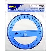 HELIX 10cm / 360 degree Protractor H03 : Amazon.co.uk: Stationery ...