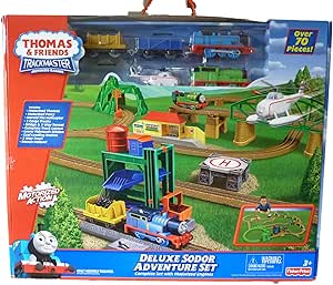 Thomas & Friends Trackmaster Deluxe Sodor Adventure Set 70+ pcs: Amazon ...