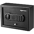 Amazon Basics Small Slim Desk Drawer Safe with Programmable Electronic ...