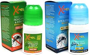Xpel Mosquito & Insect Repellent & Relief Roll On S : Amazon.co.uk ...