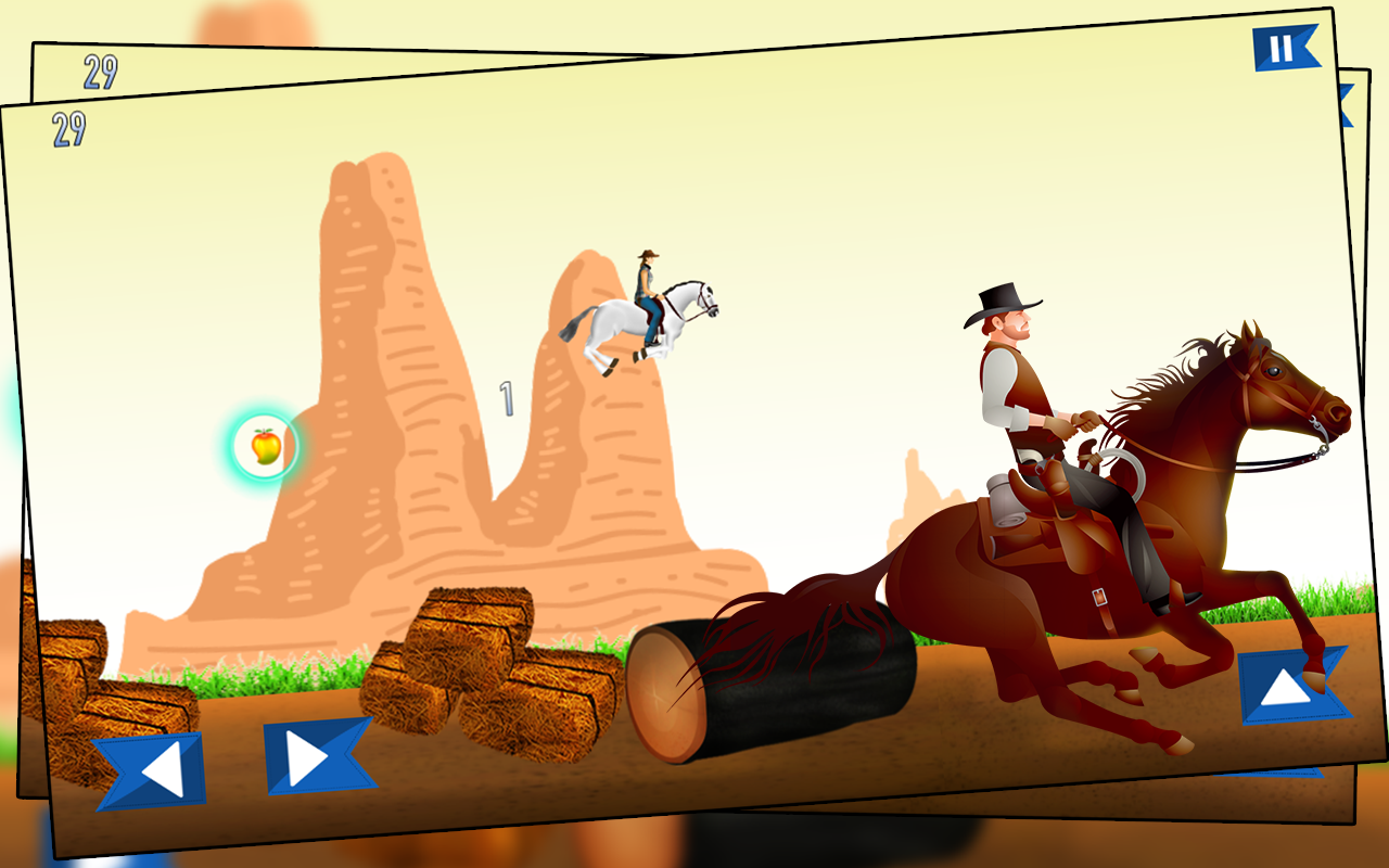 Cowboy Horseback Riding Obstacle Second Race : The western horse ...