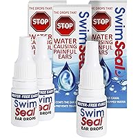 SwimSeal Pro 3-Pack All Natural Protective & Ear Clearing Drops for ...