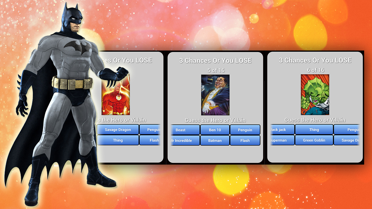 SuperHero Quiz : Amazon.co.uk: Apps & Games