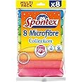 SPONTEX - Microfibre Collection - Microfibres Multi-usages - 8 ...
