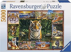 Ravensburger Tiger Jigsaw Puzzle (5000-Piece): Amazon.co.uk: Toys & Games