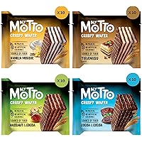 My Motto Wafers Variety Pack of 40 Individual Wrapped Wafers 30g each ...