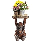 Design Toscano NG31382 Moroccan Monkey Butler Pedestal Sculptural Table ...