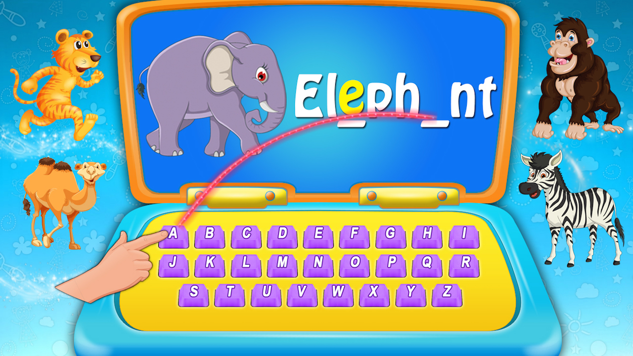 Kids Computer - Alphabet, Number, Animals Computer Learning Game ...