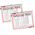 THE BANGALORE PRESS English Jumbo Wall Calendar (Pack of 2) Size (22 X ...