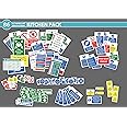 Kitchen Safety Signs Pack of 86 Stickers - Various Sizes Self Adhesive ...