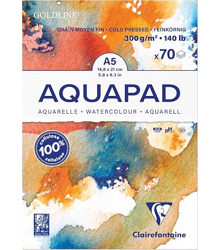 Carta Acida Free Vegana Hahnemuhle Blocco Carta Acquerello Agave ...