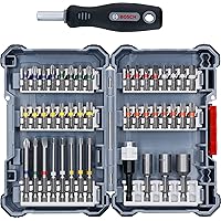 Bosch Professional, Screwdriver Bit Set, 44 Pc Bits With 1 Pc Holder ...