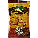 BRU Gold Instant Coffee Powder 100 g Jar, 100% Pure Ground Coffee ...