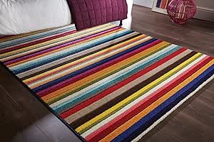 Flair Rugs Spectrum Tango Rug with Abstract Design Modern Multi ...
