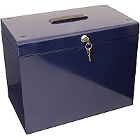 Cathedral Metal A4 File Box - Silver : Amazon.co.uk: Stationery ...