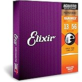 Elixir 11102 Strings 80/20 Bronze Acoustic Guitar Strings w NANOWEB ...
