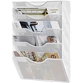 EasyPAG Metal 14 Tier A4 Wall Mounted Document Holder,Hanging Wall File ...