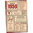 66th Birthday Card - Back in 1959 In This Year Card, Greeting Card for ...