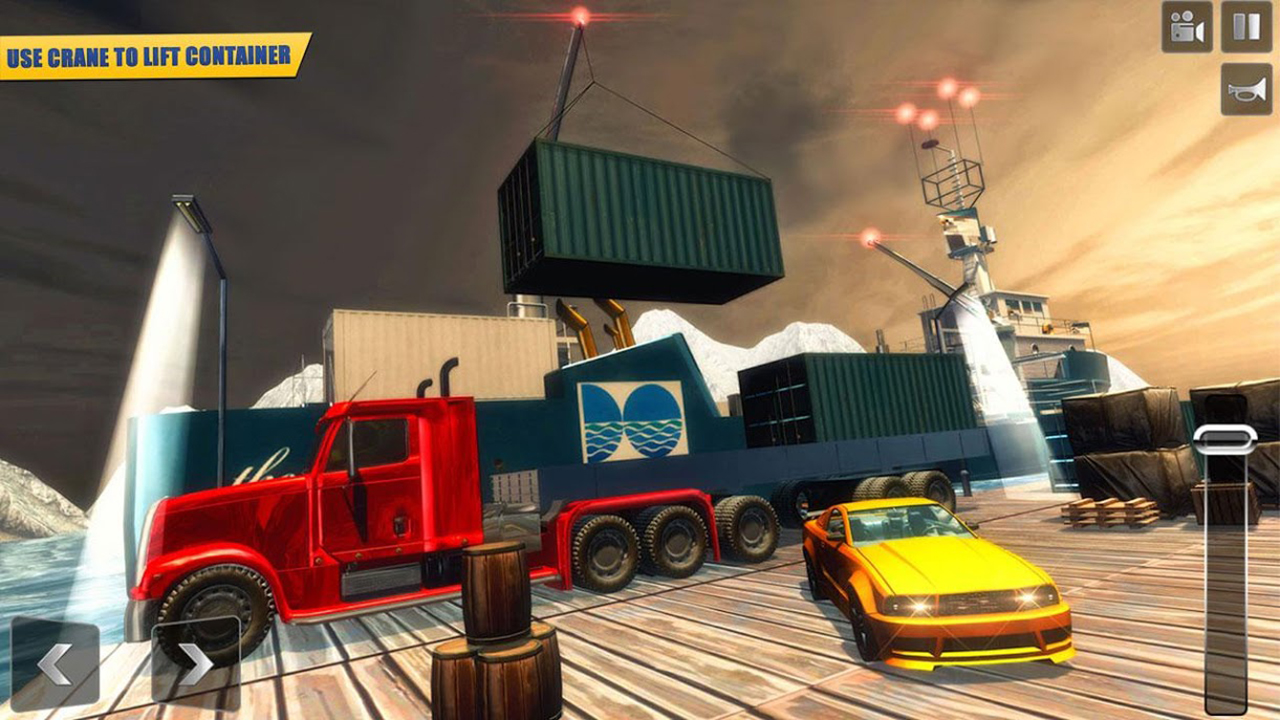 Transport Tycoon Cargo Ship Simulator 3D: Real Euro Transporter Truck ...