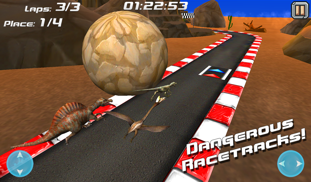 Jurassic Racer: Dinosaur Racing Game: Amazon.co.uk: Appstore for Android