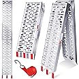 MASKO® Auffahrrampe 340kg Faltbare ALU Verladerampe Max 680kg* Pro Paar ...