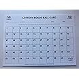Crystals 1-59 Bonus Ball Card, Lottery Bonus Ball Fundraising Cards, A4 ...