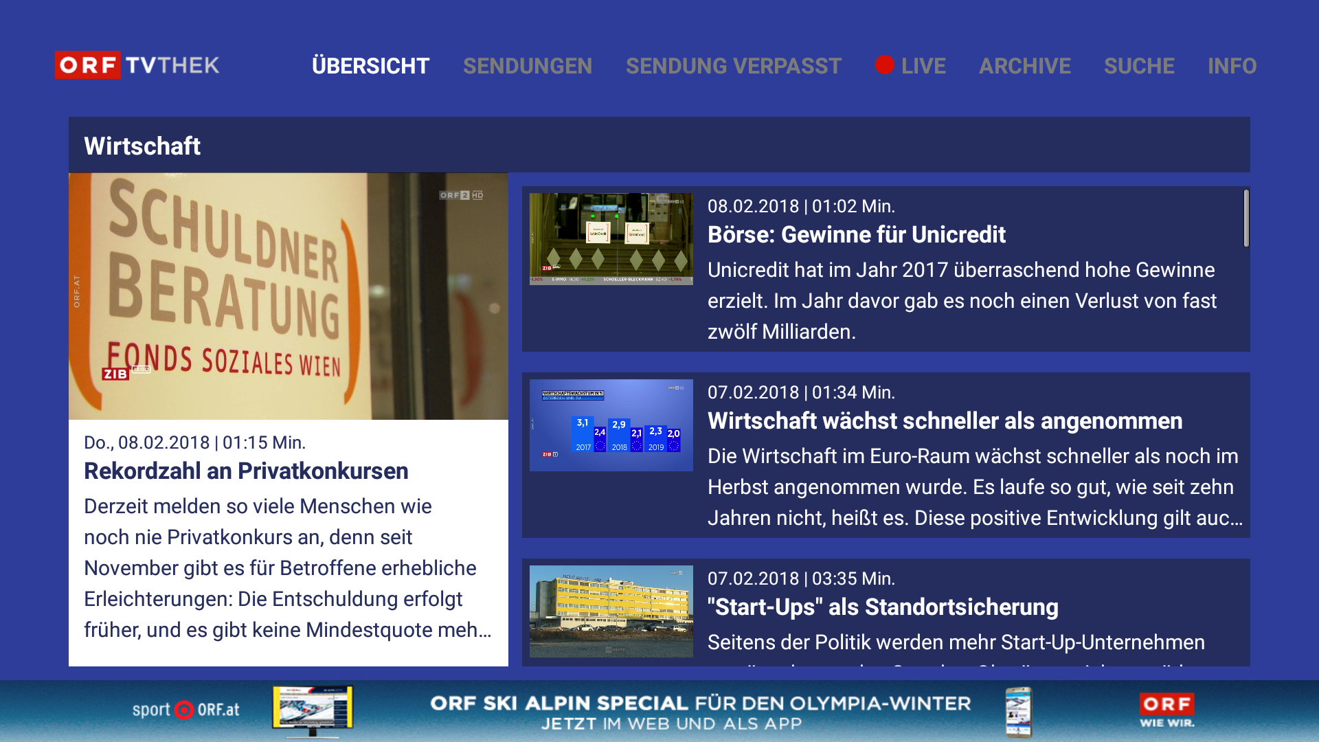 ORF-TVthek: Video on demand: Amazon.de: Apps für Android
