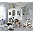 Noa and Nani Christopher Treehouse Midsleeper Bed in Classic White ...