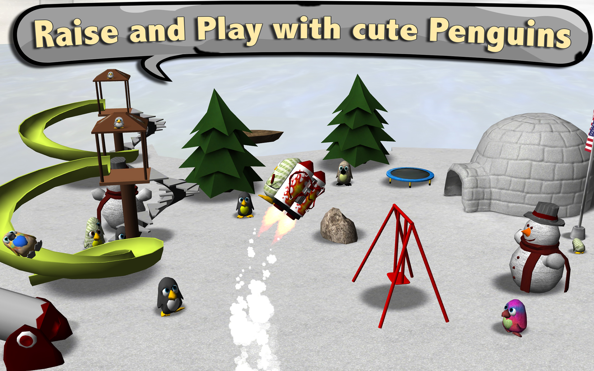 Penguin Village: Amazon.co.uk: Appstore for Android