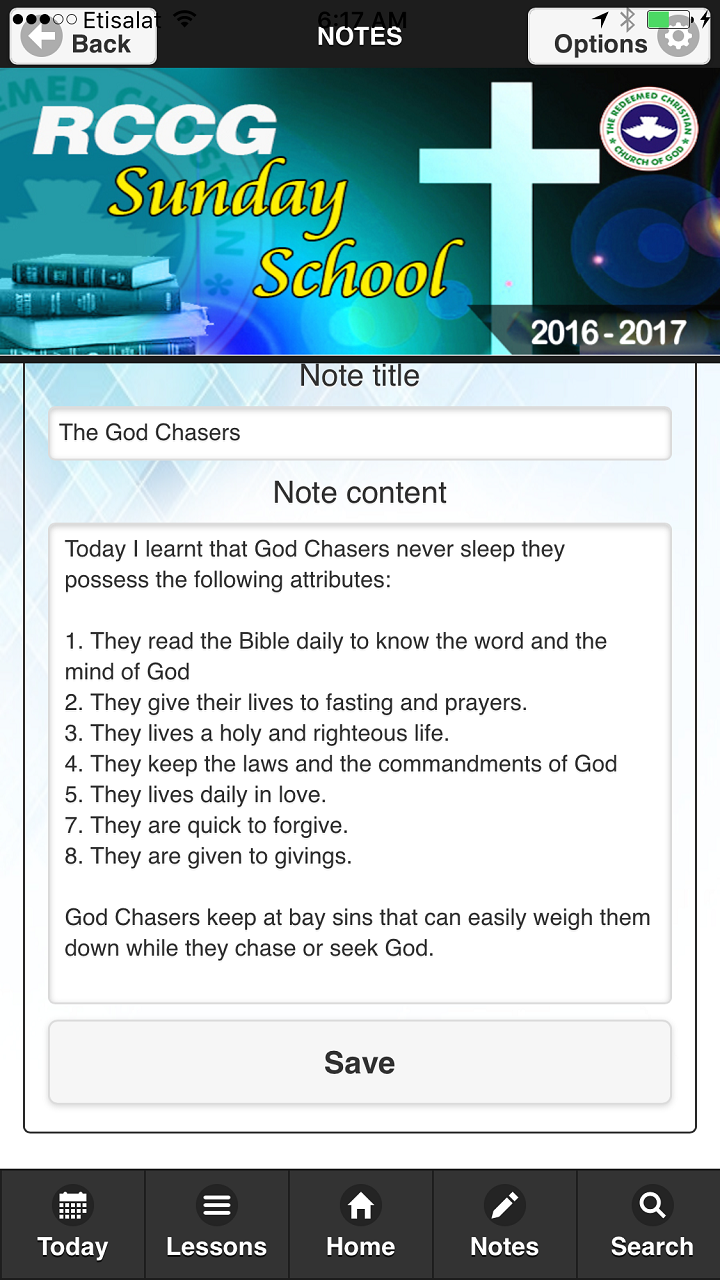 RCCG SUNDAY SCHOOL 2016 - 2017 : Amazon.co.uk: Apps & Games