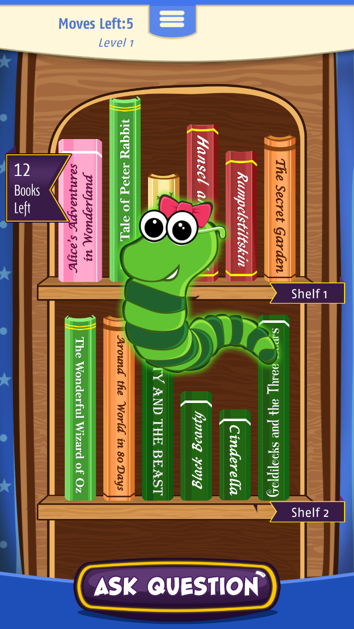 Dolly's Bookworm - The Book-Lovers Puzzle Game : Amazon.de: Apps & Spiele