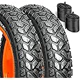 HEB ALLSCAPE Heavy Duty 20x4 Bike Tire + Tube- High-Performance Puncture Resistant Fat Tire for ...