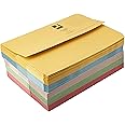 Q-Connect Document Wallet Foolscap, 285 gsm KF01490 - Assorted Colours ...