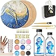 Buy Evens More DIY Resin Art Clock Making Kit - Resin, 12" Round MDF ...