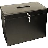 Cathedral Metal A4 File Box - Silver : Amazon.co.uk: Stationery ...
