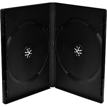 50 custodie doppie per CD-R e DVD-R, 14mm standard 2 posti con tasca ...