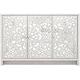 Galano Norwich 3 Door Sideboard – Modern Laser Cut Design with Acrylic ...
