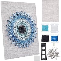 WEBEEDY DIY 3D String Art Kit for Adults Beginners, Evil Eye Craft Kit, Include All Necessary ...