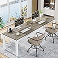 Tribesigns Schreibtisch Computertisch 200 x 70 x 75 cm Doppelter Langer ...