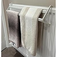 Home Flair Clothes Airer | Over Radiator Towel Rail | Indoor Clothes ...