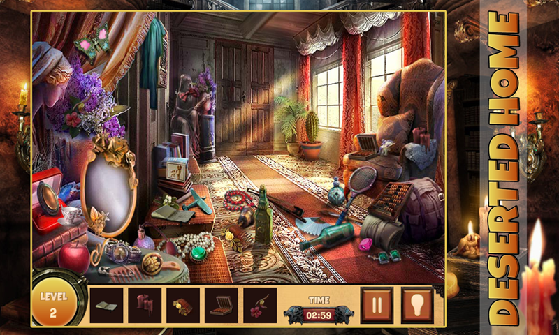 Crime scenes in Deserted Home Hidden Object games free: Amazon.co.uk ...