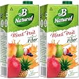 B Natural Mixed Fruit Juice, 1L (Pack of 2) : Amazon.in: Grocery ...