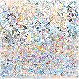 DOWELL Rainbow Window Film Privacy Stained Glass Window Film Non ...