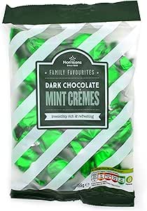 Morrisons Dark Chocolate Mint Crèmes, 155g: Amazon.co.uk: Prime Pantry