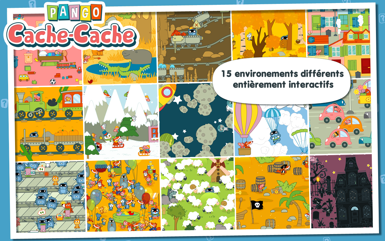 Pango Cache Cache : jeu de cherche et trouve pour les enfants de 3 à 6 ...